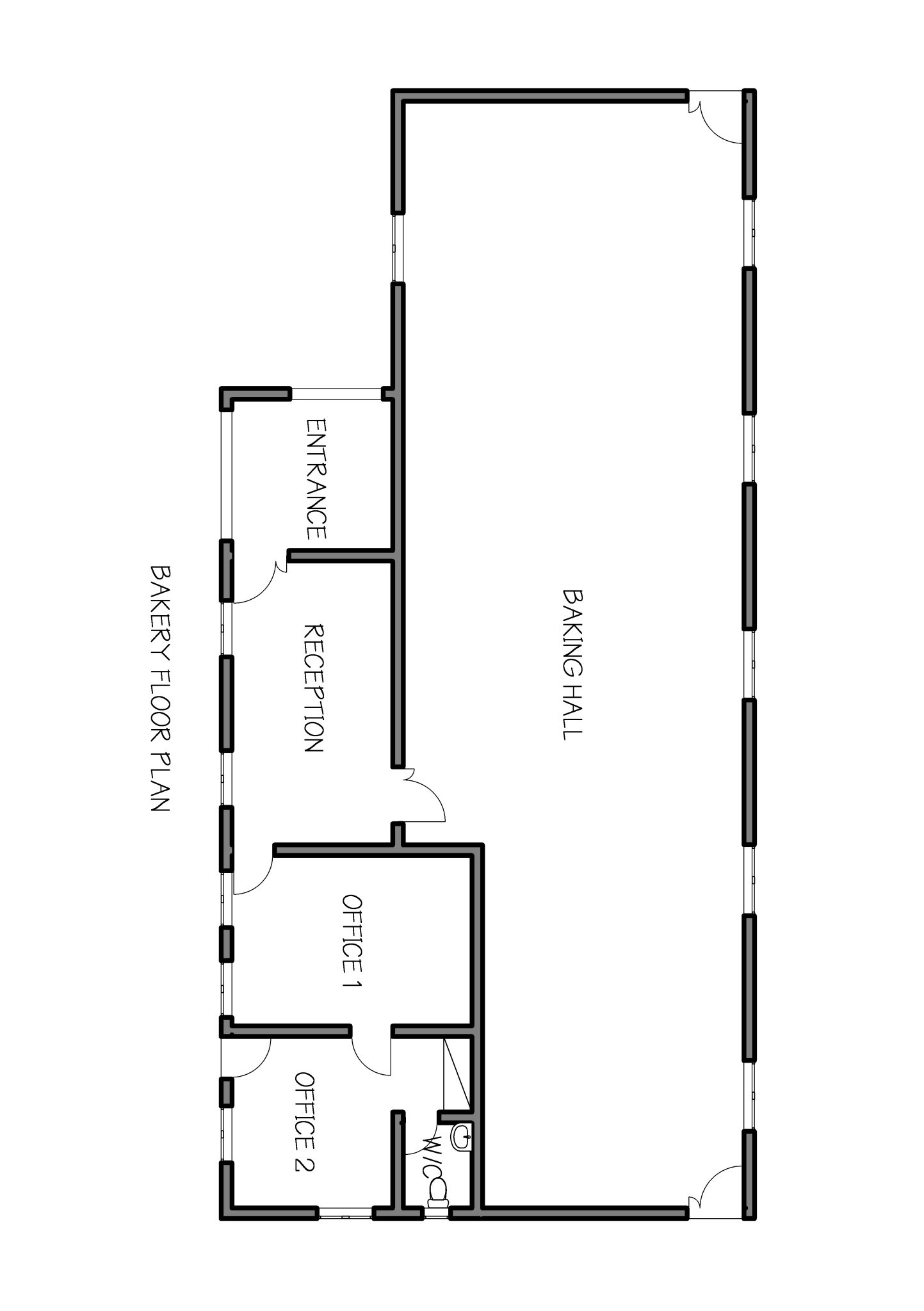 Outstanding Exotic Bakery Floor Plan Sample
