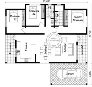 Free 3-Bedroom Bungalow House Plans - Peteroz Construction Blog
