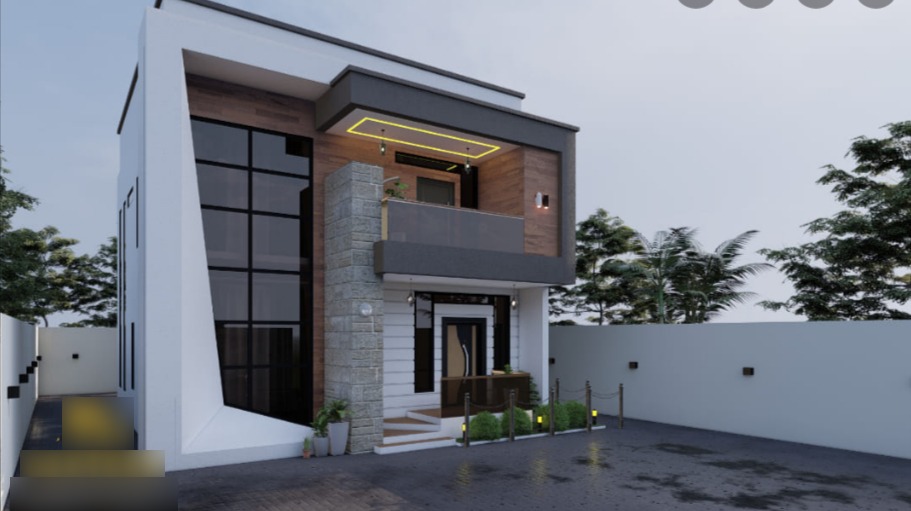 4 Bedroom Hidden Roof Architectural Plan – Peteroz Construction Blog