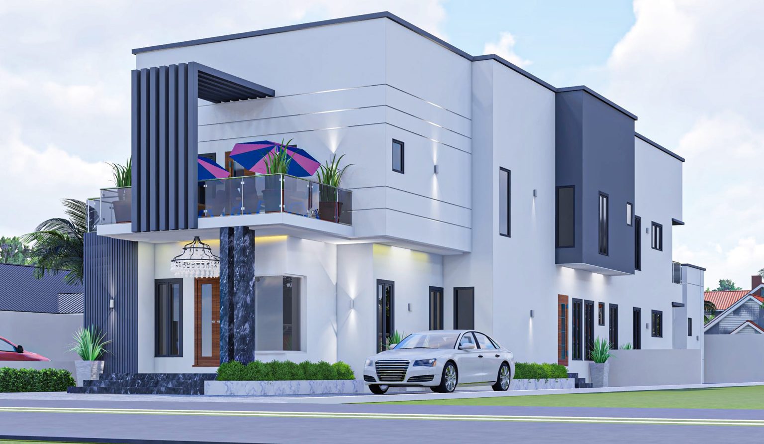 Simple Contemporary 5 Bedroom House Designs – Peteroz Construction Blog