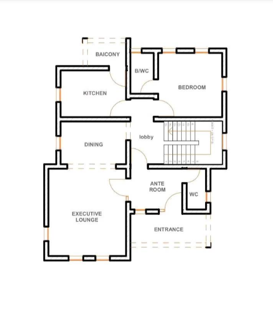 Very Portable 4-Bedroom Duplex House Plan - Peteroz Construction Blog